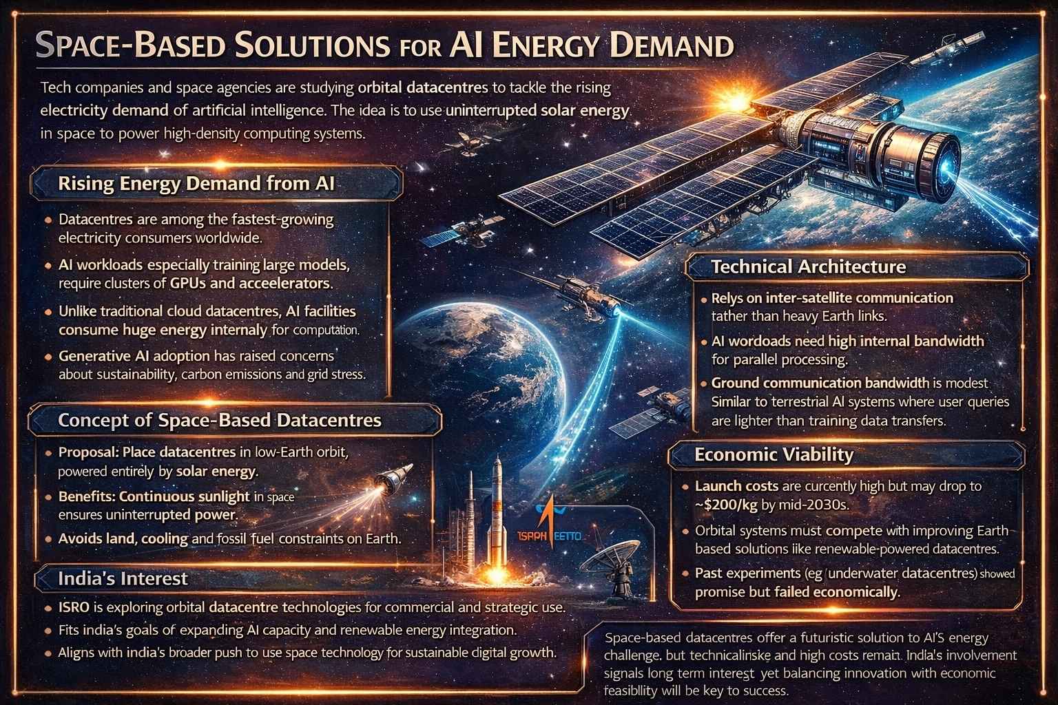 Space-Based Datacentres to Power AI Energy Needs